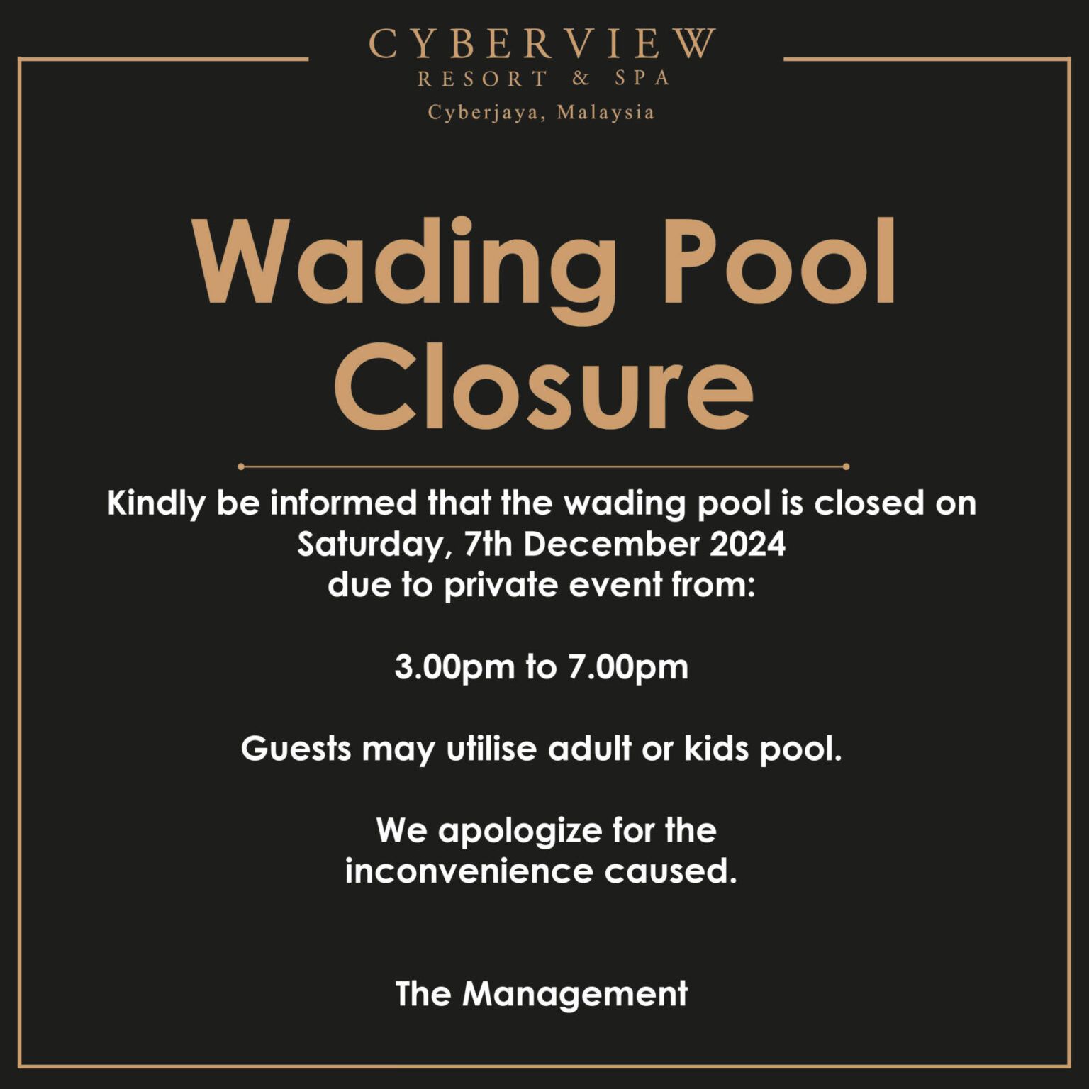 Welcome to Cyberview Resort & Spa